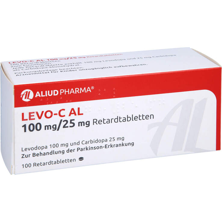 Levo C AL 100mg / 25mg Retardtabletten 100 St auf E-Rezept kaufen | APONEO
