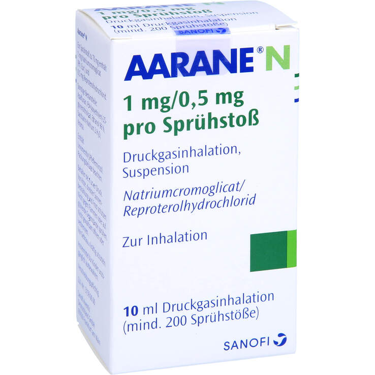 Aarane N Dosieraerosol 10 ml auf E-Rezept kaufen | APONEO
