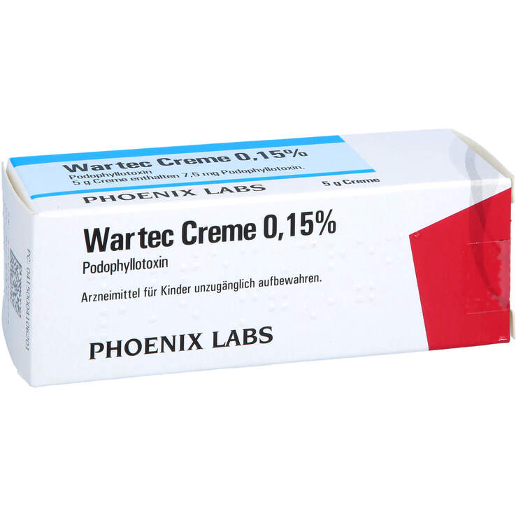 Wartec Creme 0,15% 5 g auf E-Rezept kaufen | APONEO