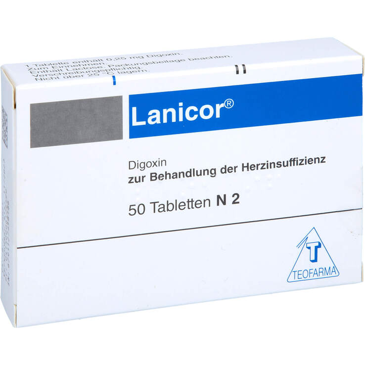 Lanicor Tabletten 50 St auf E-Rezept kaufen | APONEO