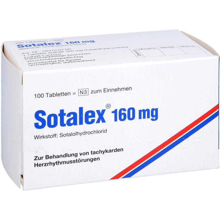 Sotalex 160 mg Tabletten 100 St auf E-Rezept kaufen | APONEO