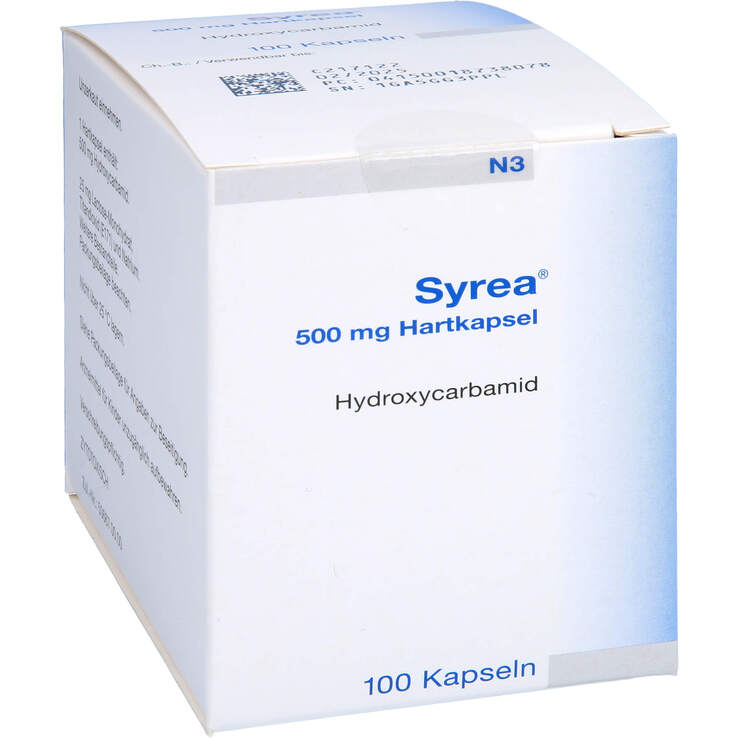 Syrea 500 mg Kapsel 100 St auf E-Rezept kaufen | APONEO