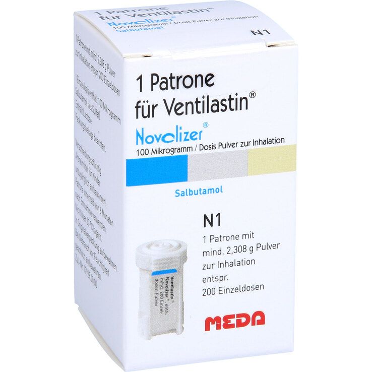 Ventilastin Novolizer Patrone Nachfüllpackung 1X200 St auf E-Rezept ...