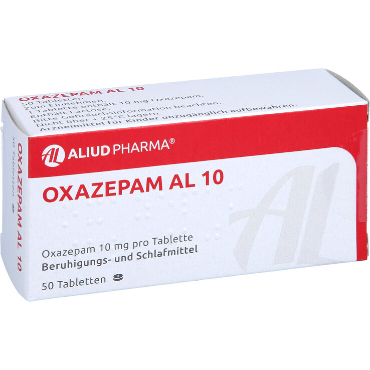 Oxazepam AL 10 Tabletten 50 St auf E-Rezept kaufen | APONEO