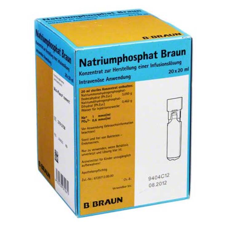 Natriumphosphat Braun Mpc Infusionsl sung Konzentrat 20X20 Ml Bei Natriumphosphat Braun Mpc Infusionsl sung Konzentrat 20X20 Ml Bei