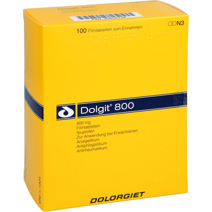 Dolgit 800 Filmtabletten 100 St auf E-Rezept kaufen | APONEO