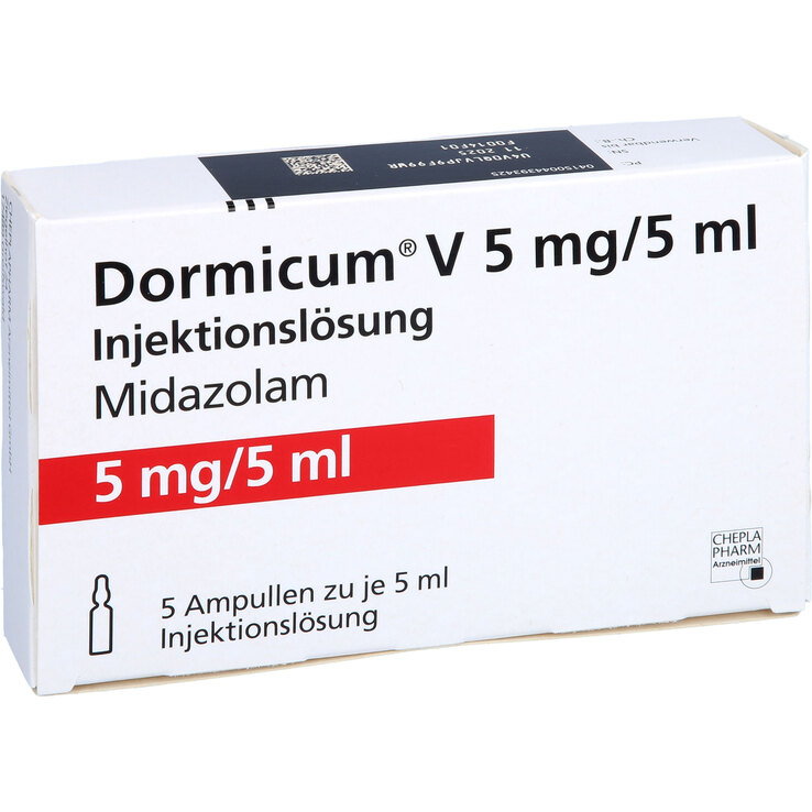 Dormicum V 5 Injektionslösung 5X5 ml auf E-Rezept kaufen | APONEO