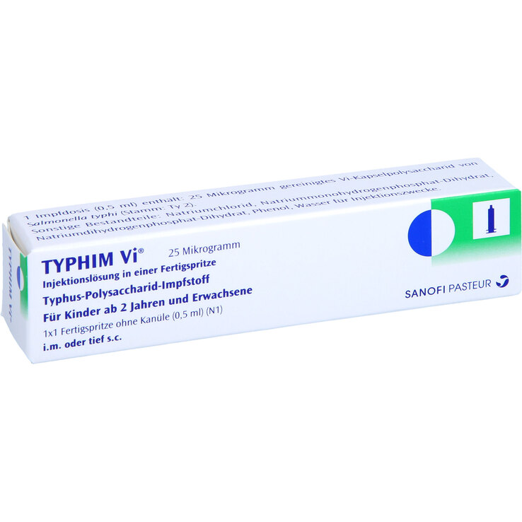 Typhim VI Fertigspritze ohne Kanüle 1X0.5 ml auf E-Rezept kaufen | APONEO