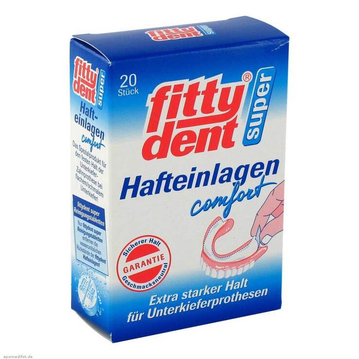 Fittydent Super Haftkleber Einlagen 20 St bei APONEO kaufen