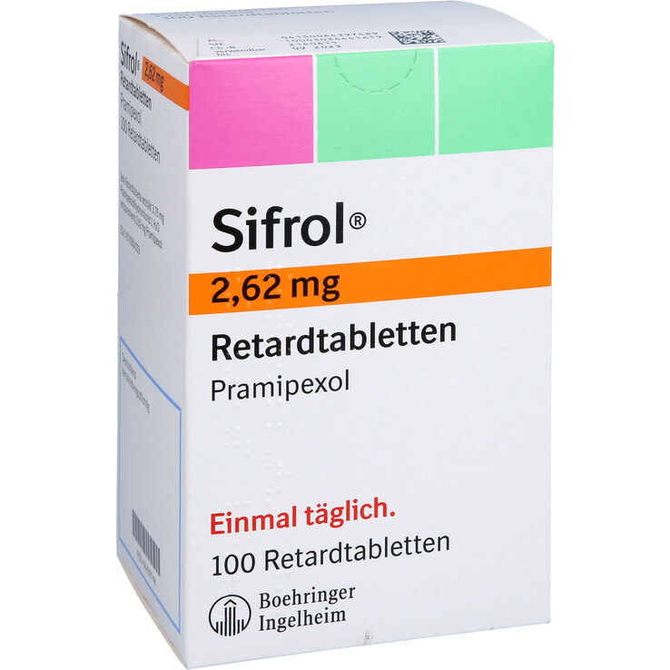 Sifrol 2,62 mg Retardtabletten 100 St auf E-Rezept kaufen | APONEO