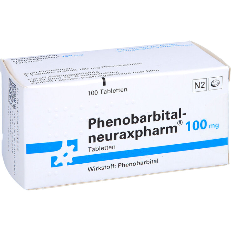 Phenobarbital neuraxpharm 100 mg Tabletten 100 St auf E-Rezept kaufen ...