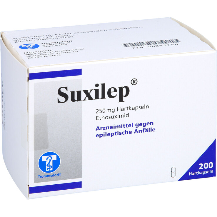 Suxilep 250 mg Hartkapseln 200 St auf E-Rezept kaufen | APONEO