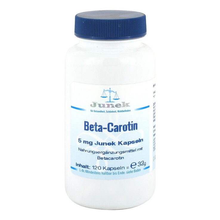 Beta Carotin 5 mg Junek Kapseln 120 St bei APONEO kaufen