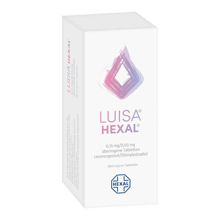 Luisa Hexal 0,15 mg / 0,03 mg überzogene Tabletten 6X21 St auf E-Rezept ...
