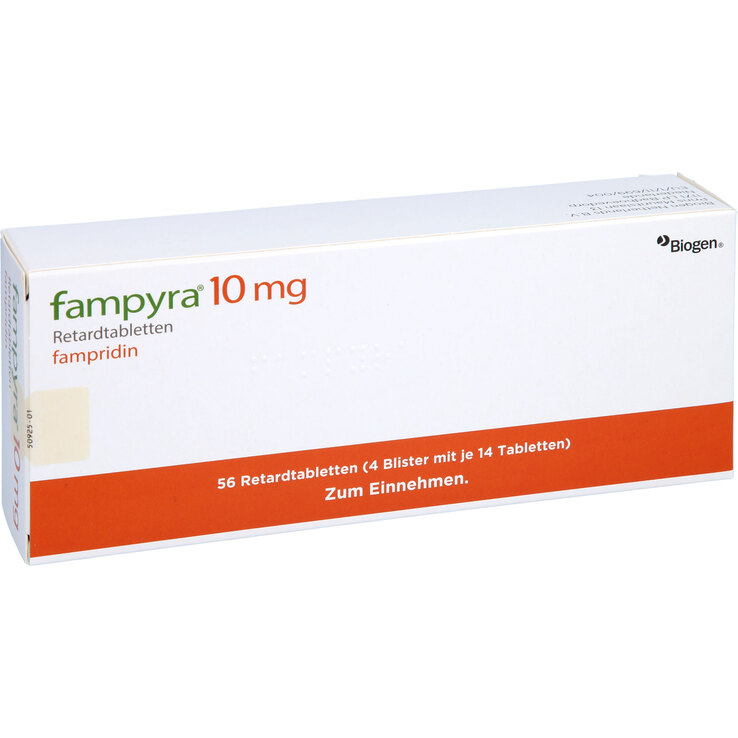 Fampyra 10 mg 4 Wochen Retardtabletten 4X14 St auf E-Rezept kaufen | APONEO