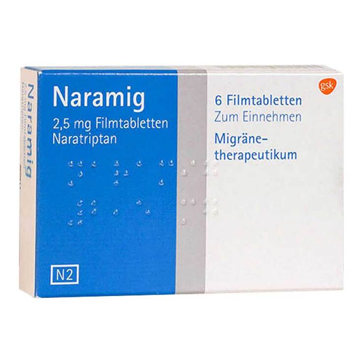 Naramig Filmtabletten 6 St auf E-Rezept kaufen | APONEO
