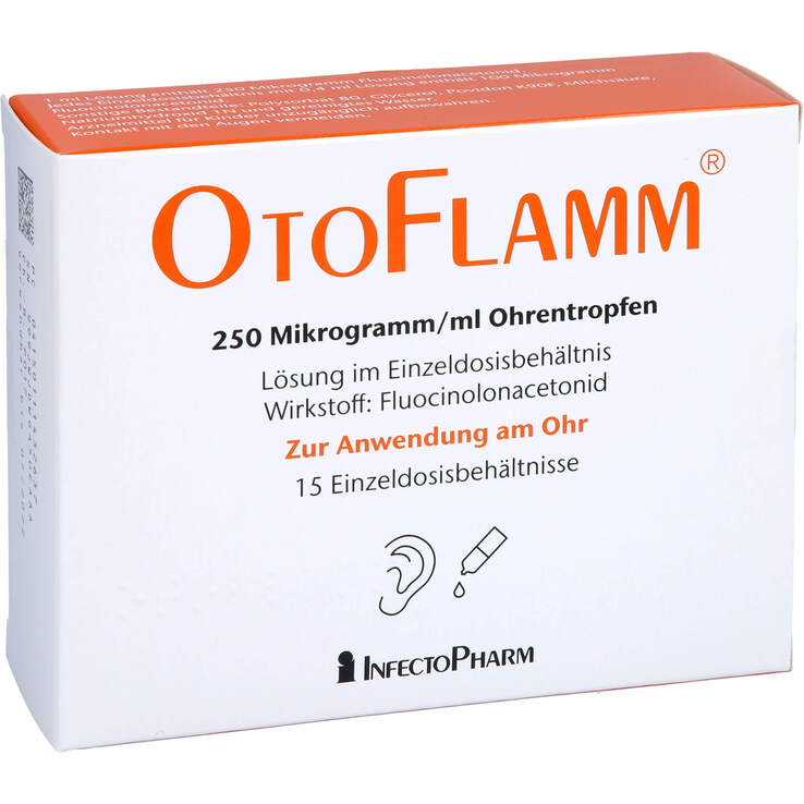 Otoflamm 250 Mikrogramm / ml Ohrentropfen 15X0.4 ml auf E-Rezept kaufen ...