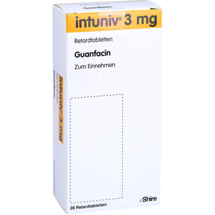Intuniv 3 mg Retardtabletten 28 St auf E-Rezept kaufen | APONEO
