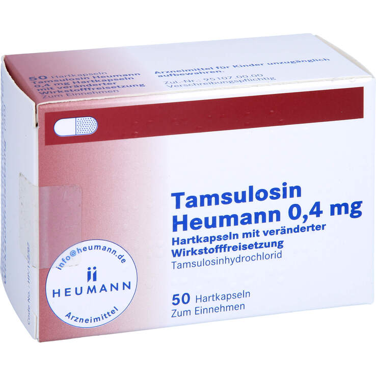 Tamsulosin Heumann 0,4 mg Hartk.verä.Wst.-Frs. 50 St auf E-Rezept ...