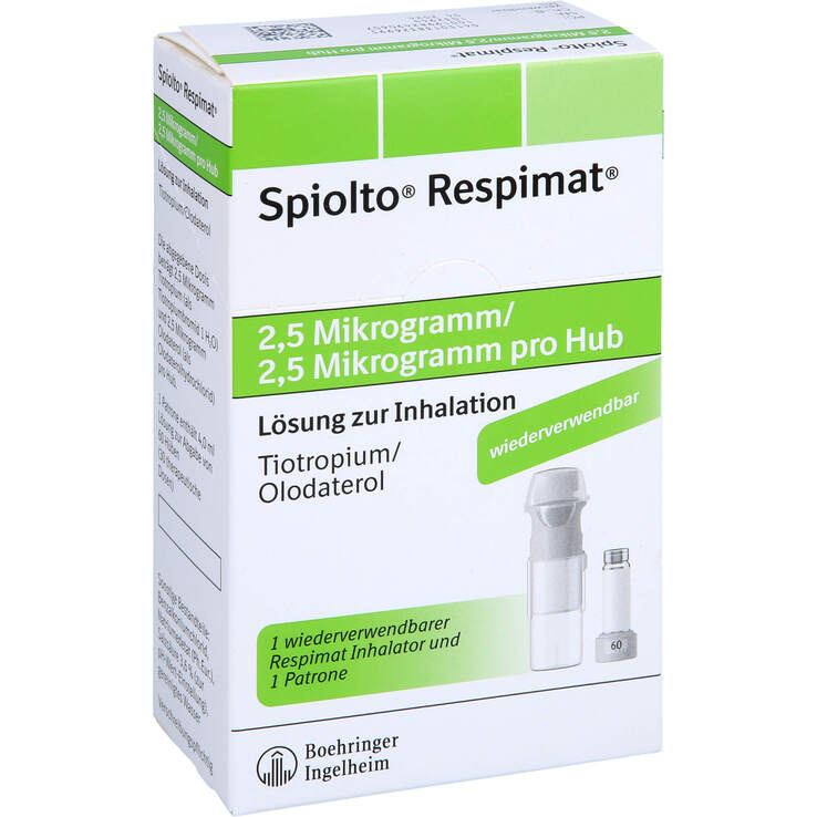 Spiolto Respimat 2,5 µg / 2,5 µg Hub wiederverwendb. 1X4.0 ml auf E ...
