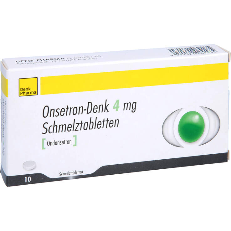Onsetron-Denk 4 mg Schmelztabletten 10 St auf E-Rezept kaufen | APONEO