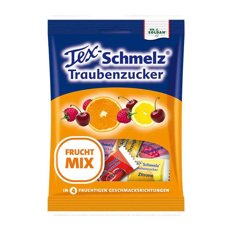 Soldan Tex Schmelz Traubenzucker Frucht-Mix 75 g bei APONEO kaufen