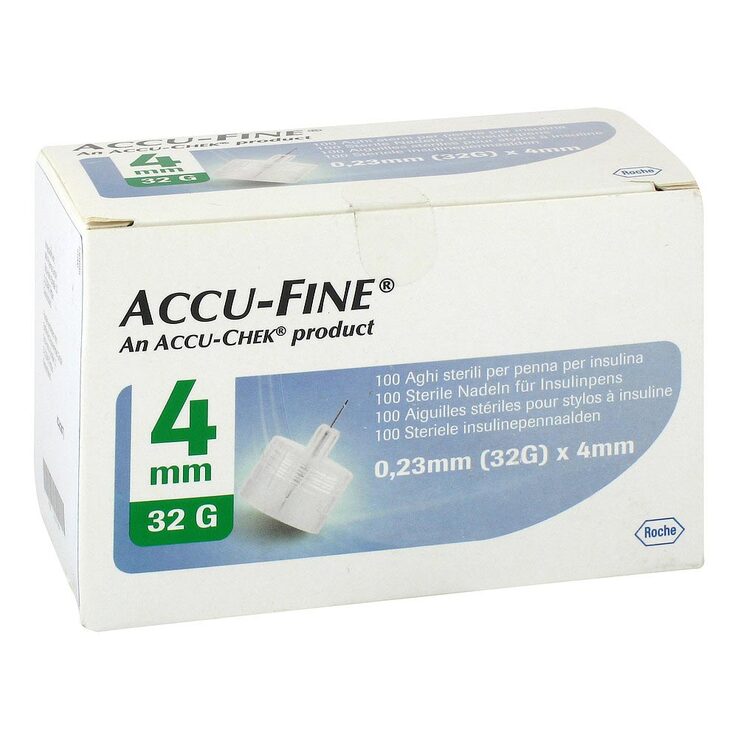 Accu Fine sterile Nadeln für Insulinpens 4 mm 32 G 100 St bei APONEO kaufen