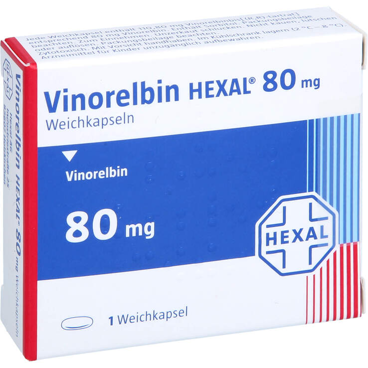 Vinorelbin Hexal 80 mg Weichkapseln 1 St auf E-Rezept kaufen | APONEO