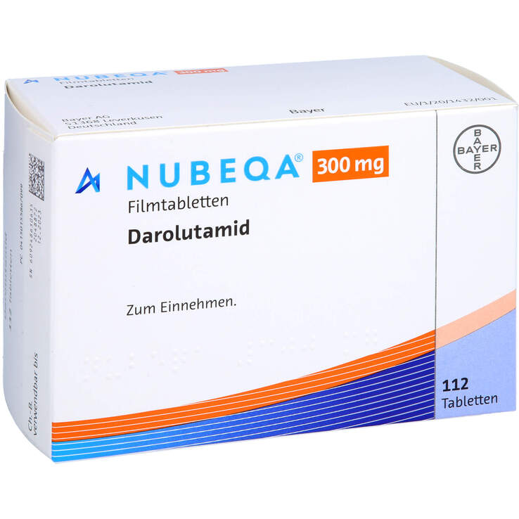 Nubeqa 300 mg Filmtabletten 112 St auf E-Rezept kaufen | APONEO