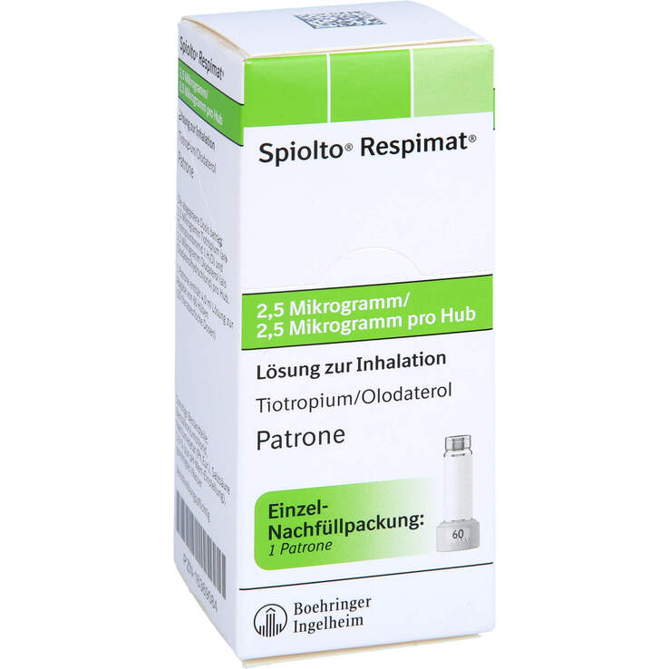 Spiolto Respimat 2,5 µg / 2,5 µg Hub Nachfüllpackung 1X4.0 ml auf E ...