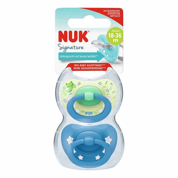 NUK Signature Silikon Schnuller18 - 36 Monate 2 St bei APONEO kaufen