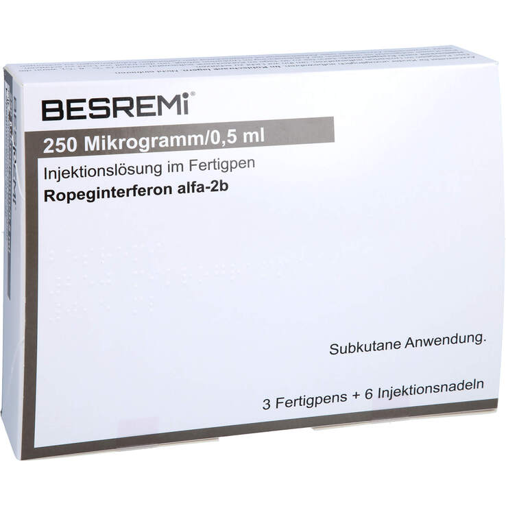 Besremi 250 µg / 0,5 ml Injektionslösung im Fertigpen 3 St auf E-Rezept ...
