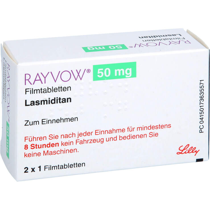 Rayvow 50 mg Filmtabletten 2 St auf E-Rezept kaufen | APONEO