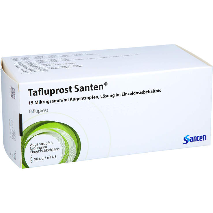 Tafluprost Santen 15 µg / ml AugentropfenEinzeldosisbeh. 90X0.3 ml auf ...