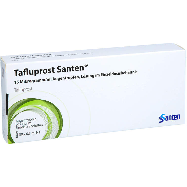 Tafluprost Santen 15 µg / ml AugentropfenEinzeldosisbeh. 30X0.3 ml auf ...