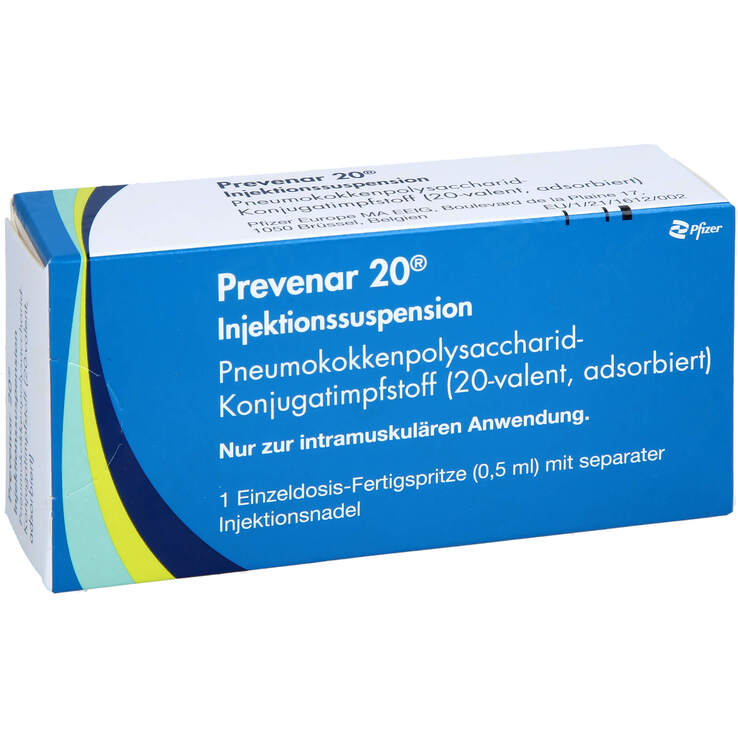 Prevenar 20 Injektionssuspension in einer Fertigspritze 1 St auf E ...