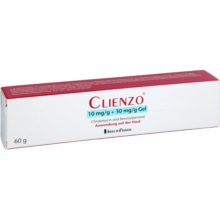 Clienzo 10 mg / g + 30 mg / g Gel 60 g auf E-Rezept kaufen | APONEO