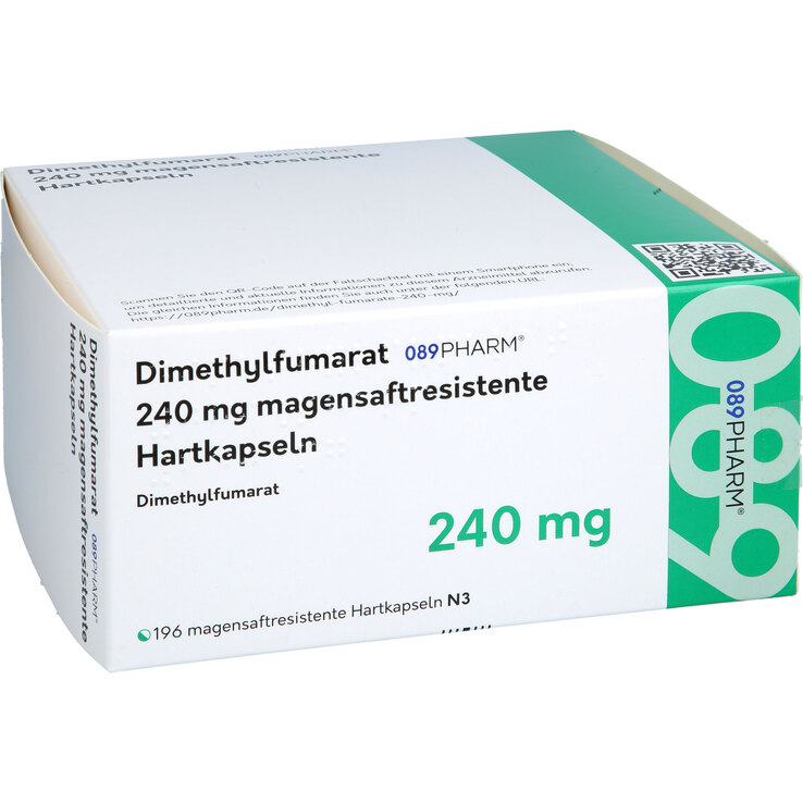 Dimethylfumarat 089Pharm 240mg magensaftresistent Hartkap. 196 St auf E ...