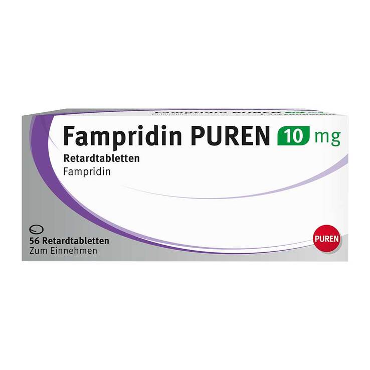 Fampridin Puren 10 mg Retardtabletten 56 St auf E-Rezept kaufen | APONEO
