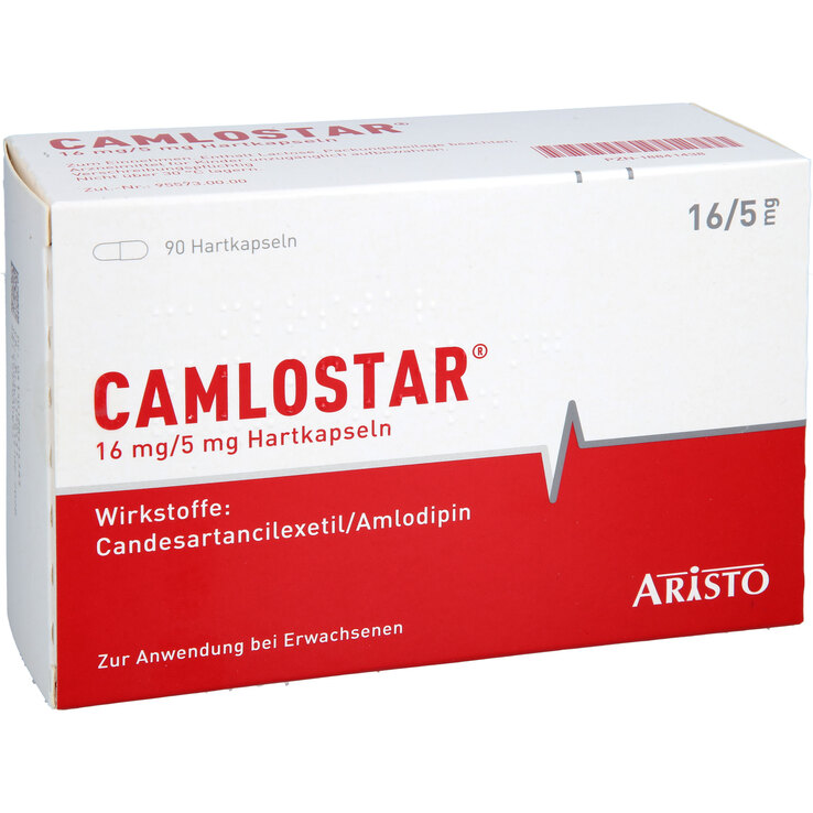 Camlostar 16 mg / 5 mg Hartkapseln 90 St auf E-Rezept kaufen | APONEO