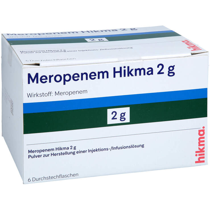 Meropenem Hikma 2 g Pulver zur Herstellung einer Injektion - od ...