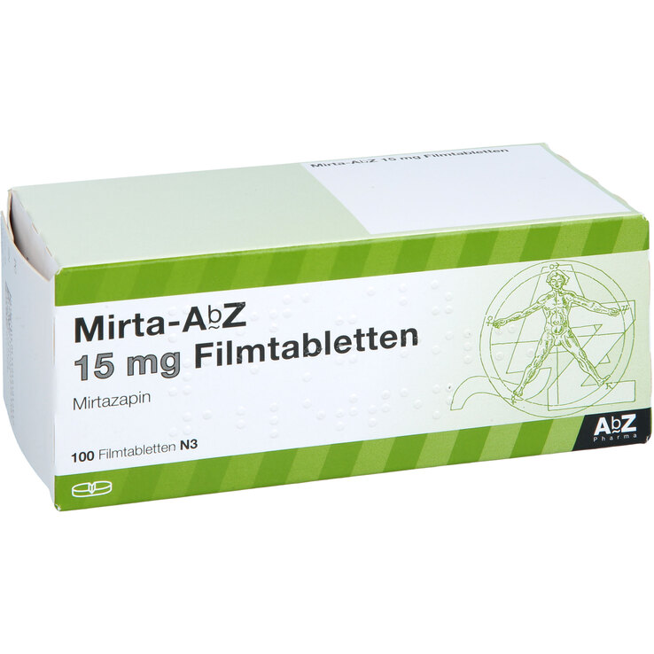 Mirta-AbZ 15 mg Filmtabletten 100 St auf E-Rezept kaufen | APONEO