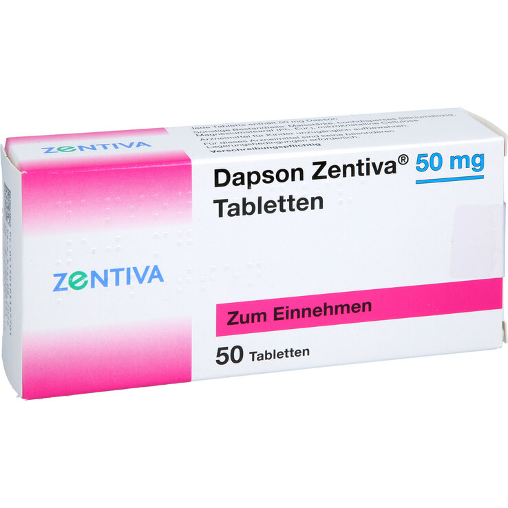 Dapson Zentiva 50 mg Tabletten 50 St auf E-Rezept kaufen | APONEO